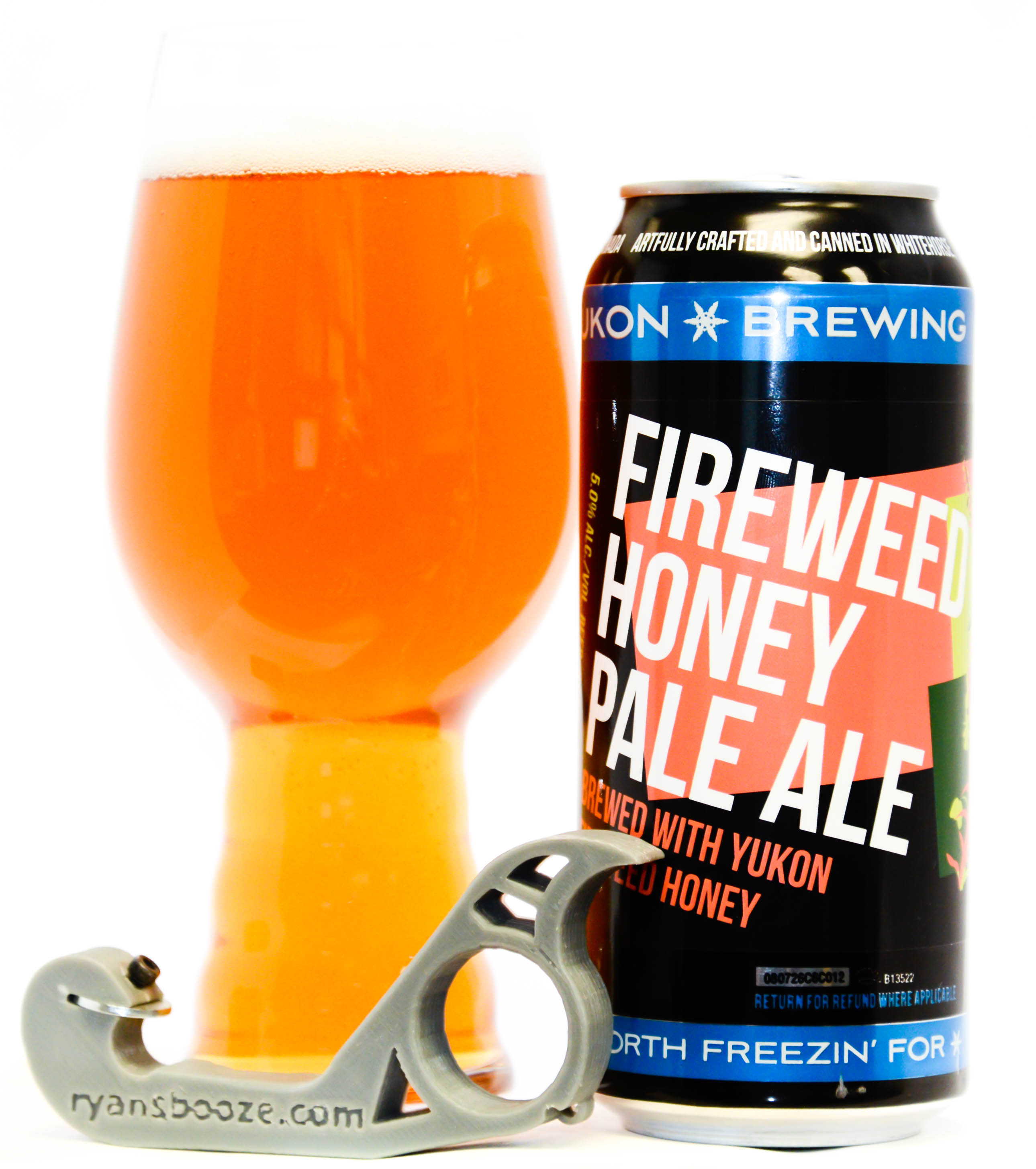 Yukon Brewing Company Fireweed Honey Pale – American Pale Ale at 5% ABV ...